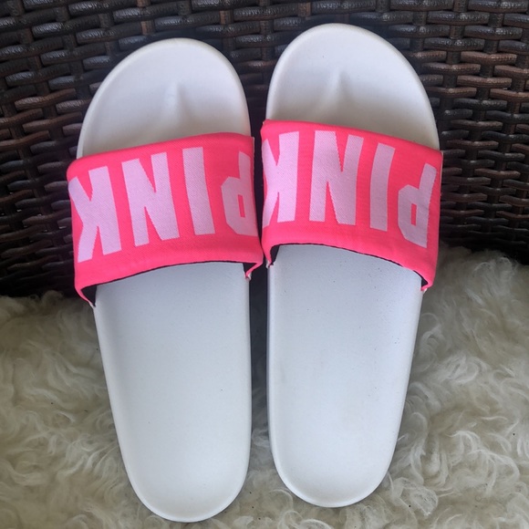 PINK Victoria's Secret | Shoes | Nwt Victorias Secret Pink Slides ...